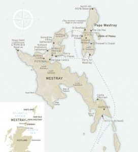 Map | Westray and Papa Westray Orkney
